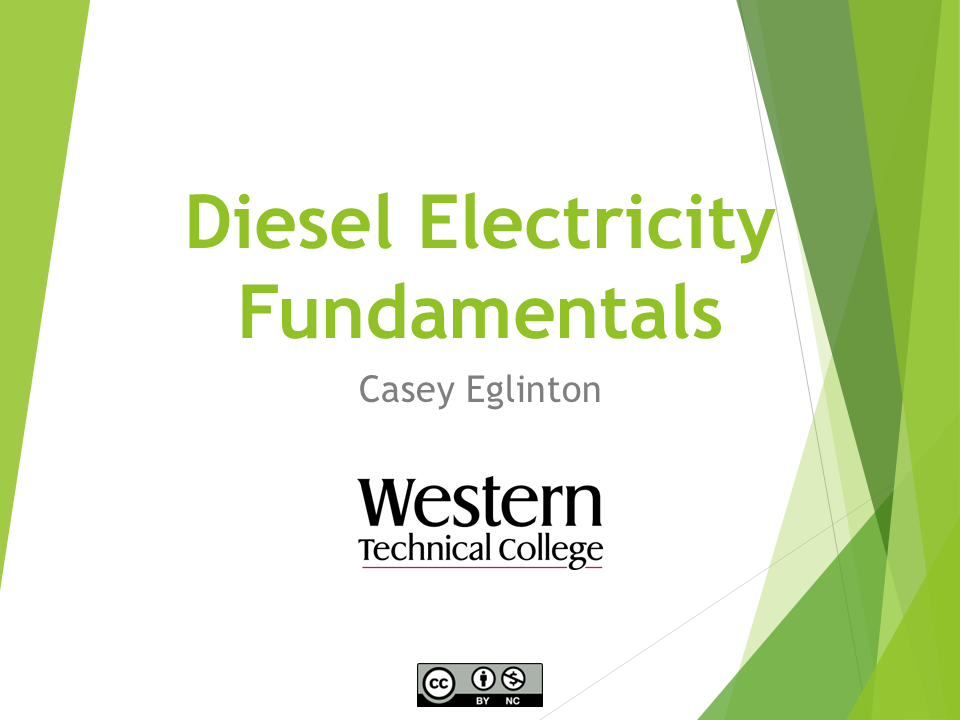 Diesel Electricity Fundamentals (Eglinton) | WISELearn Resources