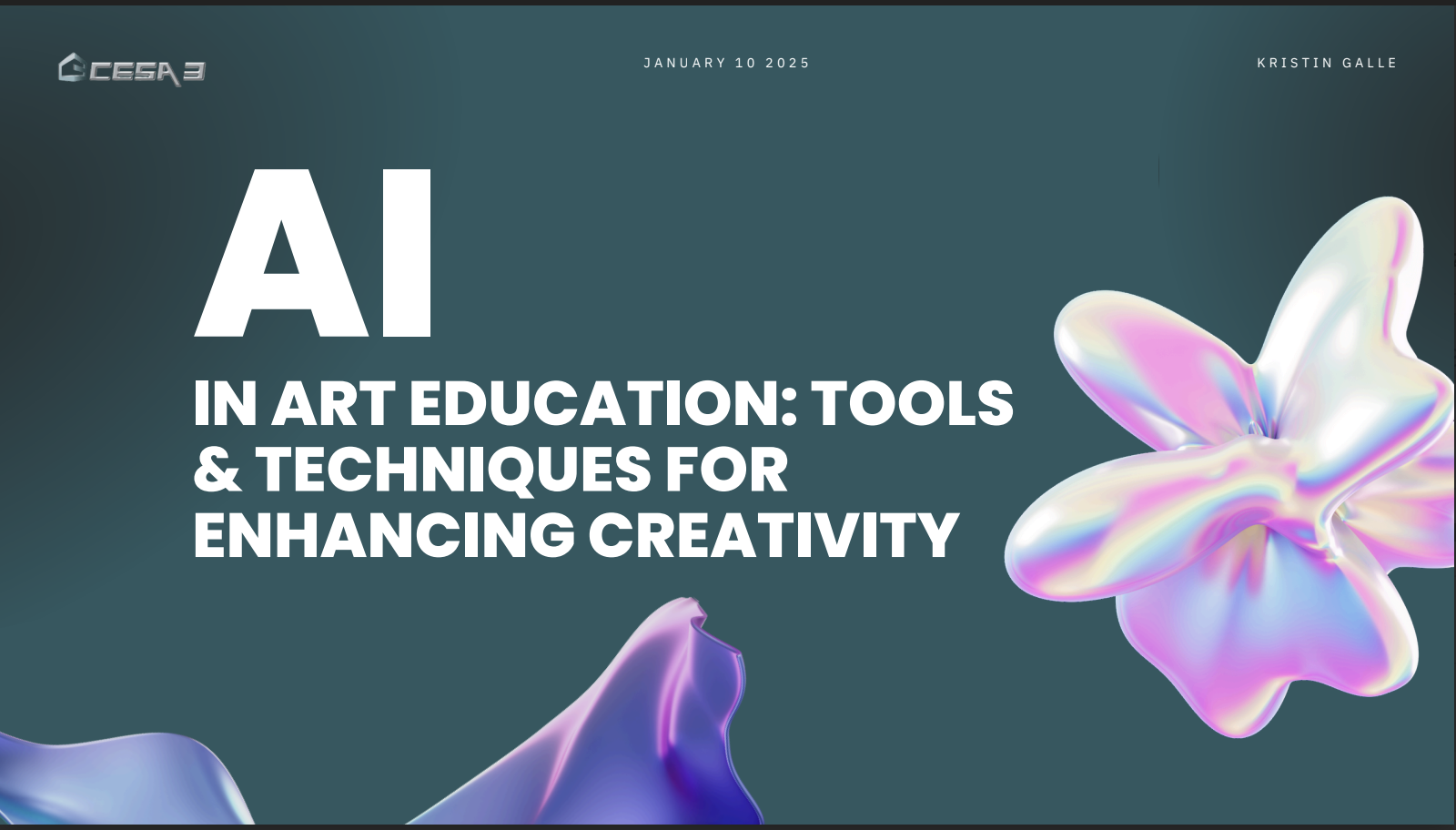 AI IN ART EDUCATION: TOOLS & TECHNIQUES FOR ENHANCING CREATIVITY ...
