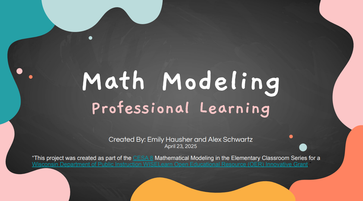 Math Modeling Professional Learning | WISELearn Resources