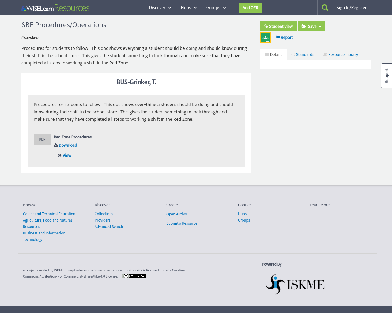 SBE Procedures/Operations | WISELearn Resources
