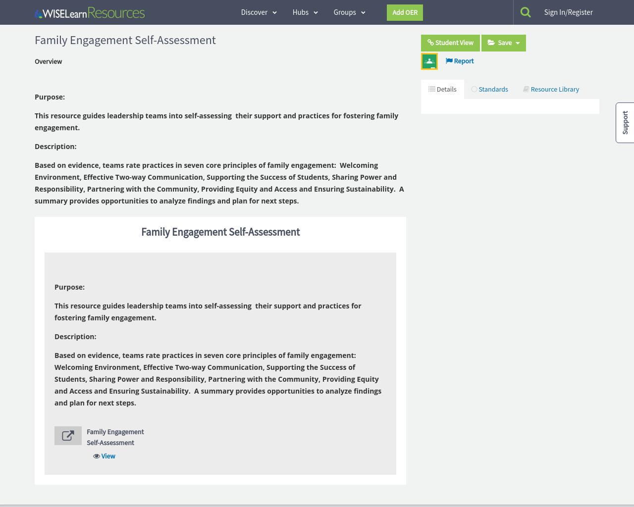 Family Engagement Self-Assessment | WISELearn Resources