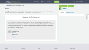 Customer Service Scenarios | WISELearn Resources