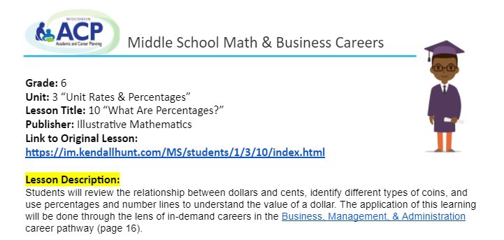 Career Readiness - Middle School Math & Business Careers | WISELearn ...