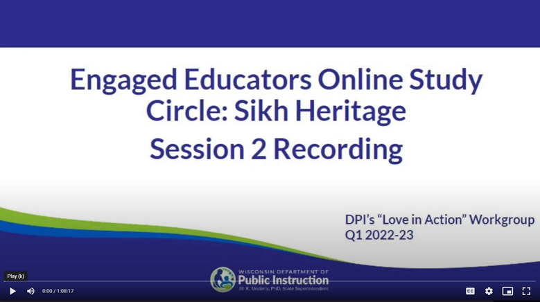 Sikh Heritage Online Study Circle: Session 2 Recording | WISELearn Resources