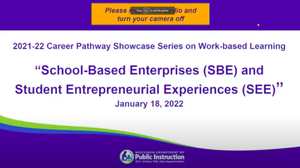 School-Based Enterprises (SBE) and Student Entrepreneurial Experiences (SEE) | WISELearn Resources
