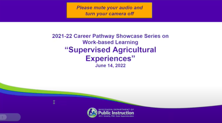 Supervised Agricultural Experiences | WISELearn Resources