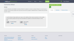 Connection Wheel | WISELearn Resources