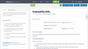 Employability Skills | WISELearn Resources