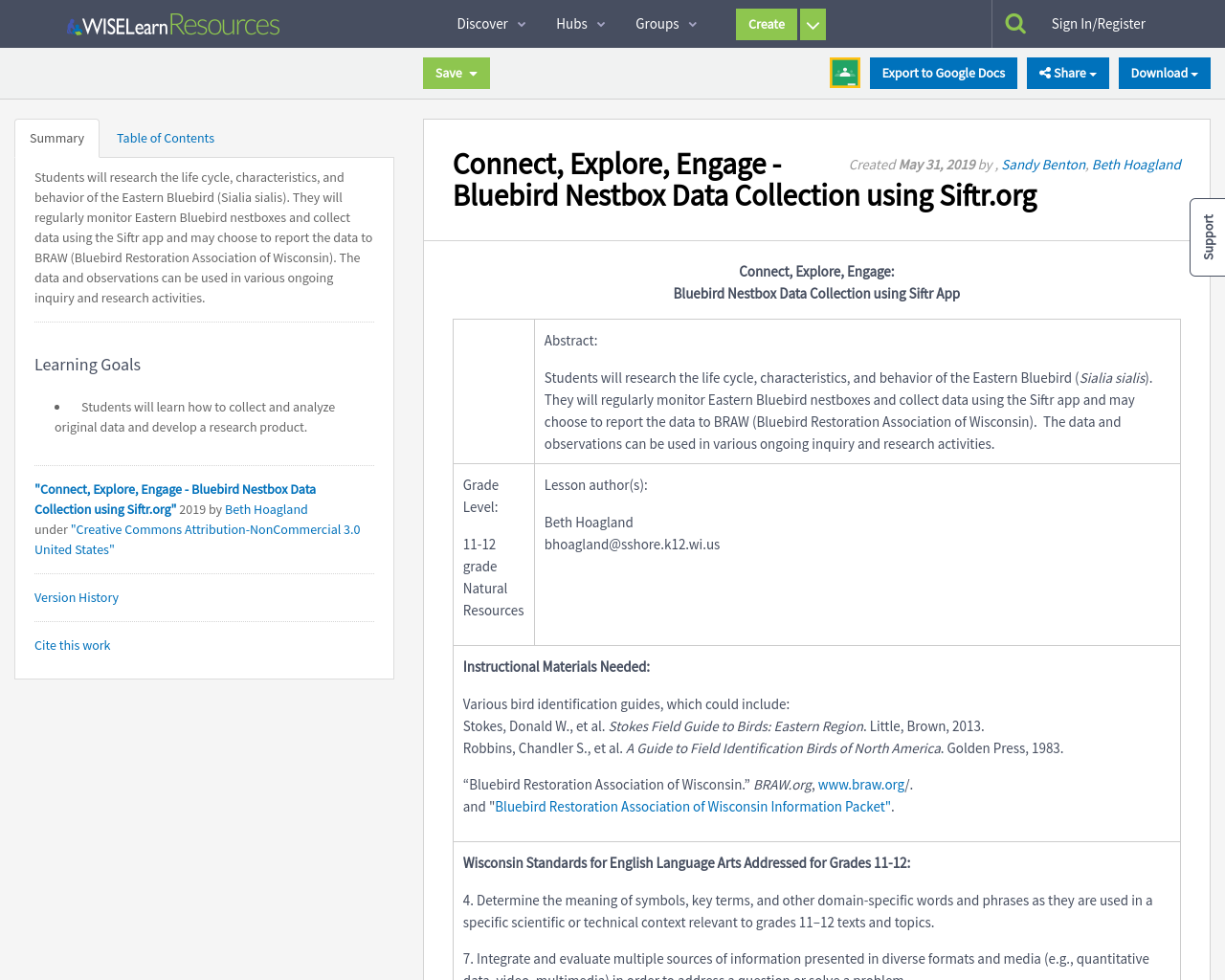 Connect, Explore, Engage - Bluebird Nestbox Data Collection using Siftr ...