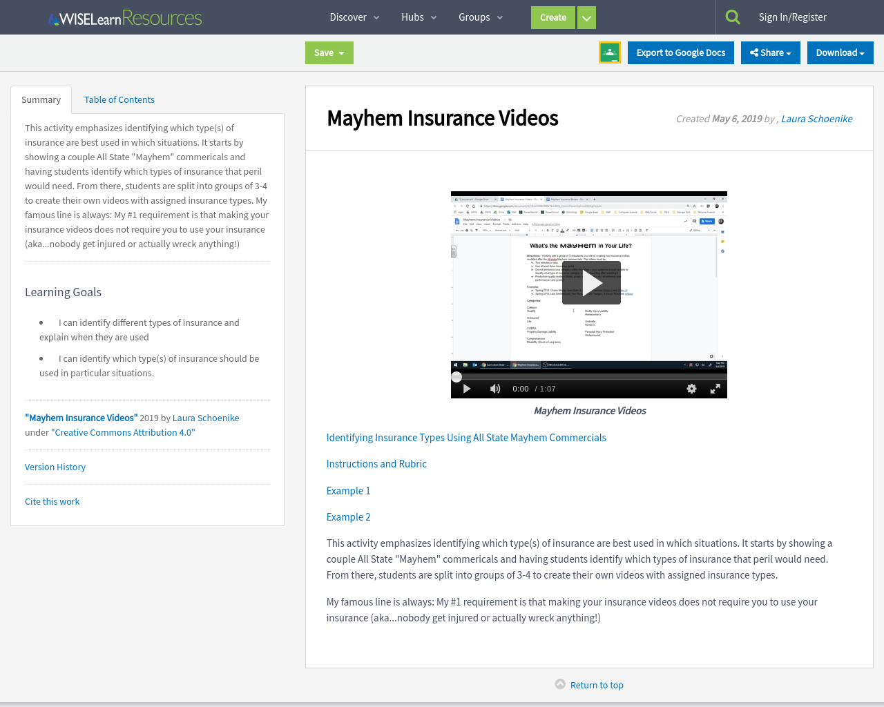 Mayhem Insurance Videos | WISELearn Resources