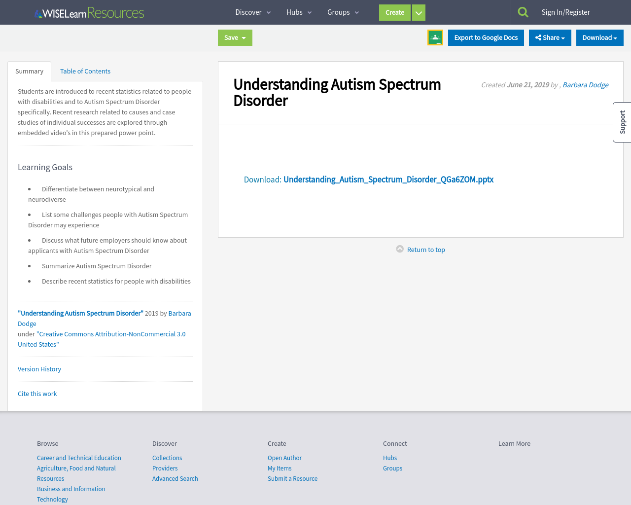 Understanding Autism Spectrum Disorder | WISELearn Resources