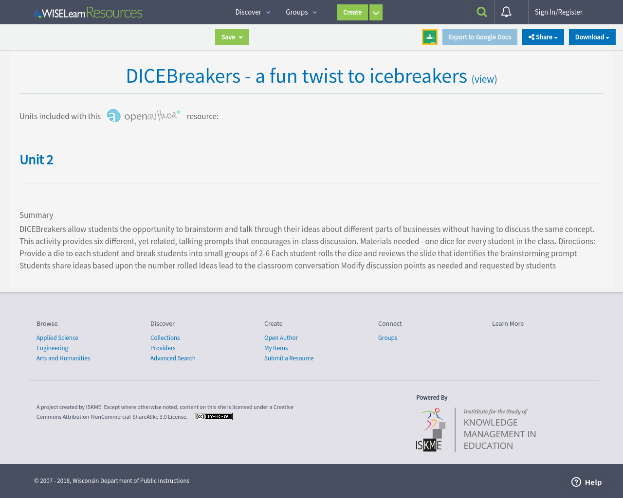 DICEBreakers - a fun twist to icebreakers | WISELearn Resources