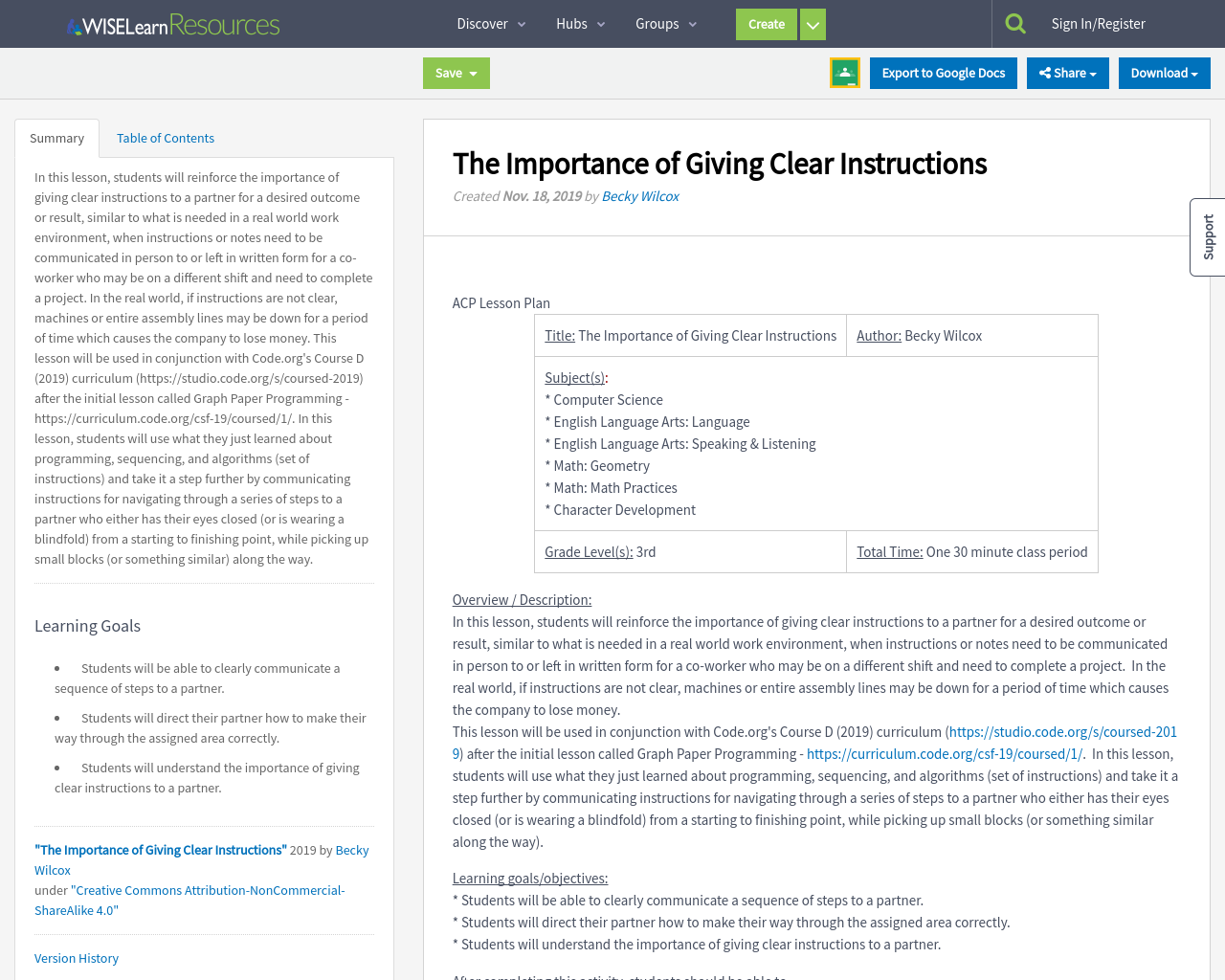 The Importance of Giving Clear Instructions | WISELearn Resources