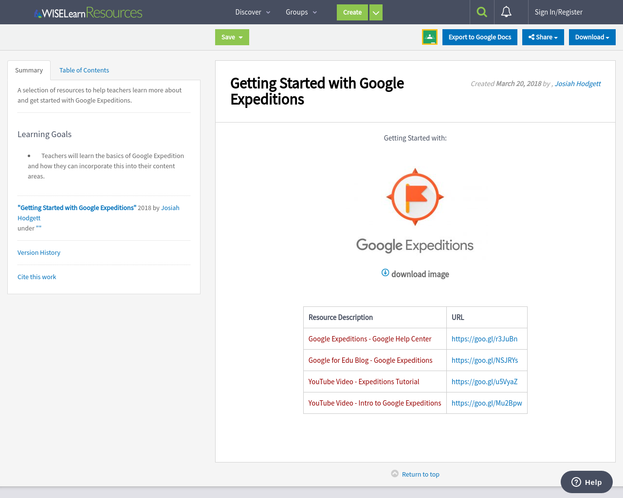 Getting Started with Google Expeditions | WISELearn Resources