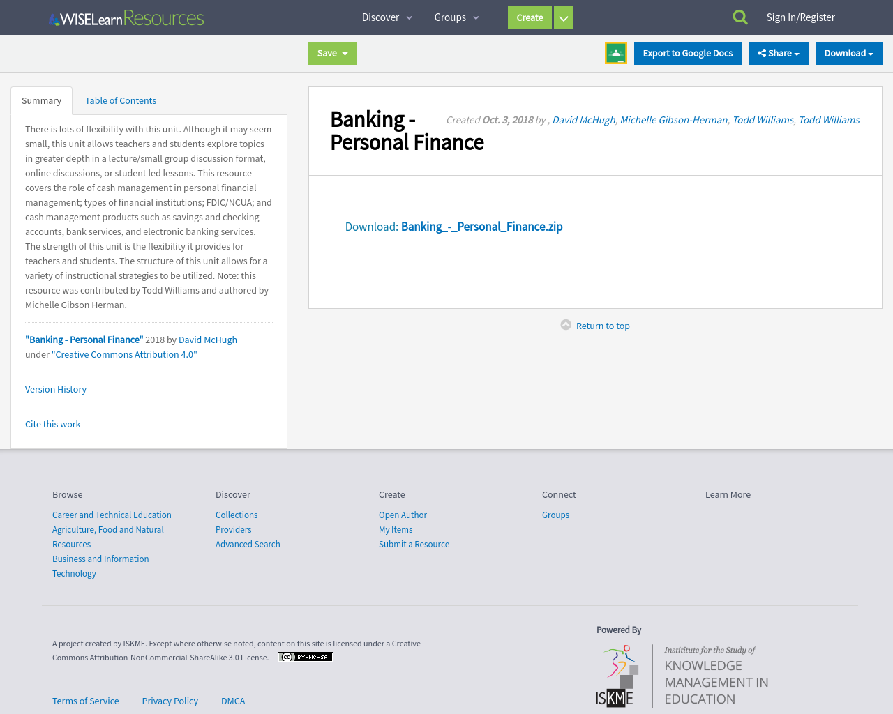 Banking - Personal Finance | WISELearn Resources