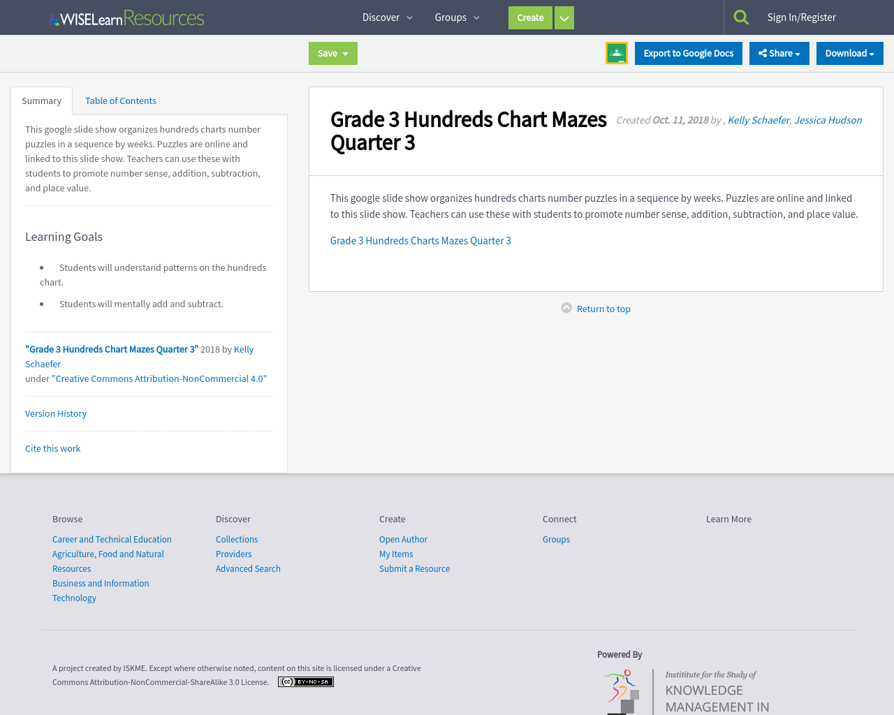 Grade 3 Hundreds Chart Mazes Quarter 1 | WISELearn Resources